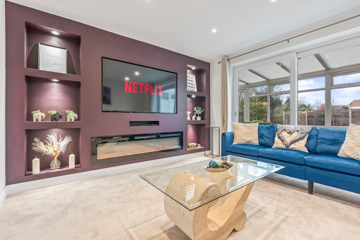 New! Sleeps 6|free Parking|long Stays| Contractors - Rugby