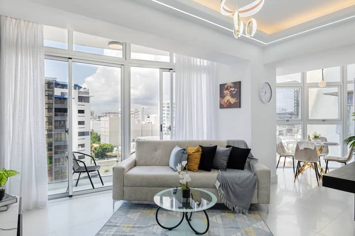 Bright|sunlit|pool|piantini|stayinn - Santo Domingo (Dominican Republic)