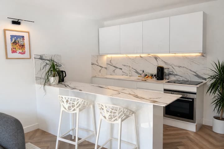 Design • Baignoire îLot & Lit King Size 180 - Sarthe