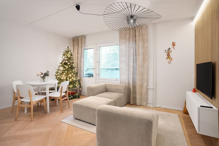 Arctic Circle Base: 1br, Sauna, Parking - Rovaniemi