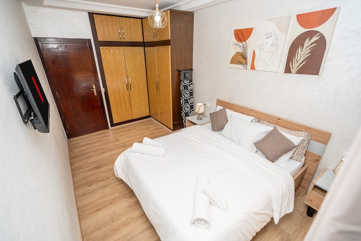 Superbe Appt Familial Tout Confort 2 Sdb 2 Salons - Tanger