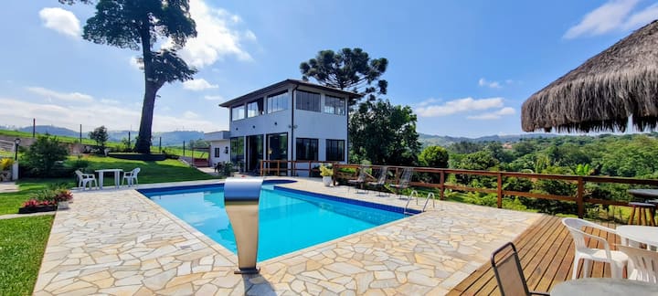 Chác. Piscina, Churrasq. Campo Futebol, Playground - Itatiba