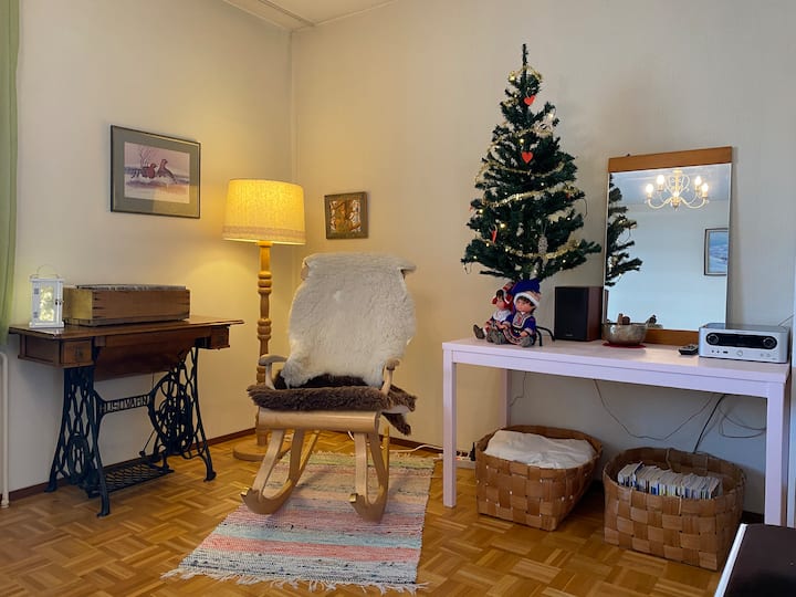 Leenantupa - Valoisa Ylimmän Kerroksen Kaksio - Rovaniemi