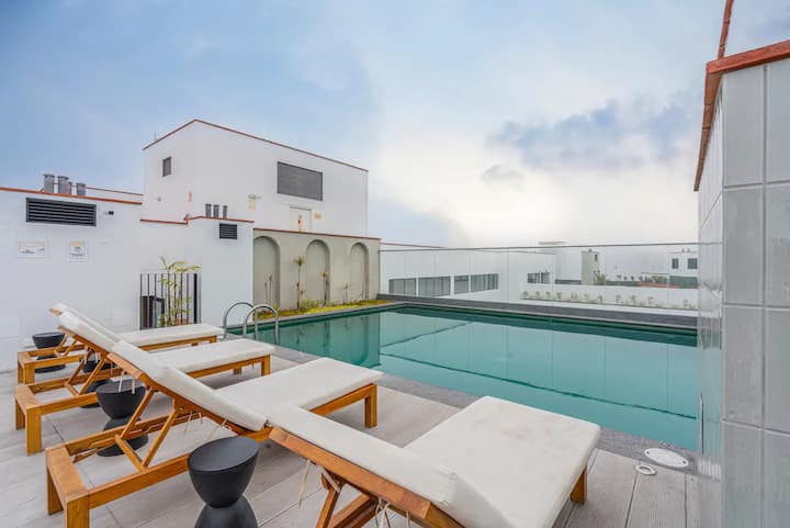 2br Exclusive Apart Barranco Gym Piscina 1711n - Lima