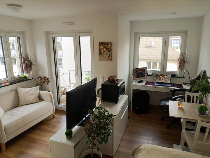 * Gesamte Unterkunft: Schöne Wohnung Mit Balkon - Freiburg