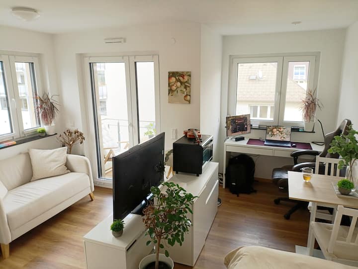 ~ Gesamte Unterkunft: Schönes Apartment + Balkon - Friburgo, Alemania