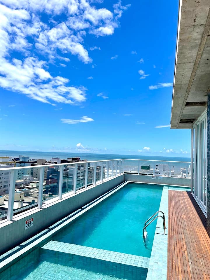 Apto Novo 14º Andar•vista Mar•perto De Tudo - Capão da Canoa