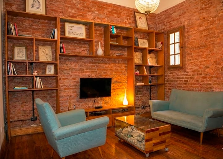 Clásico Y Moderno: Apartamento Para Cinco Personas - 阿根廷