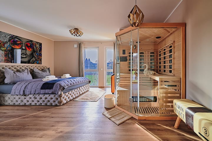 Luxus-suite: Sauna, Kamin & Panorama Abtei/fluss - Echternach