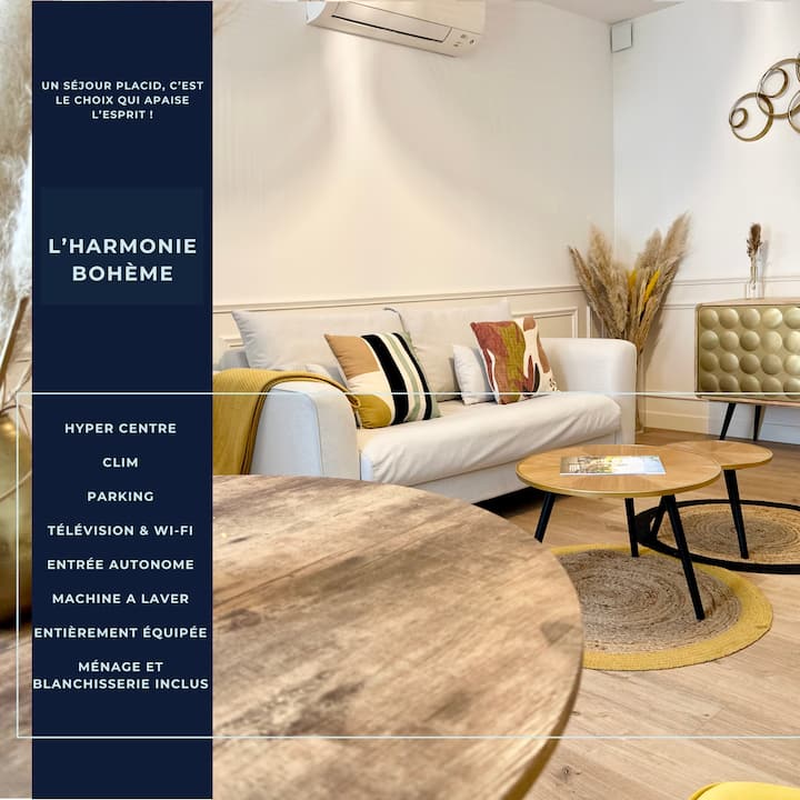 L'harmonie Bohème - Hyper Centre - Cosy - Mont-de-Marsan