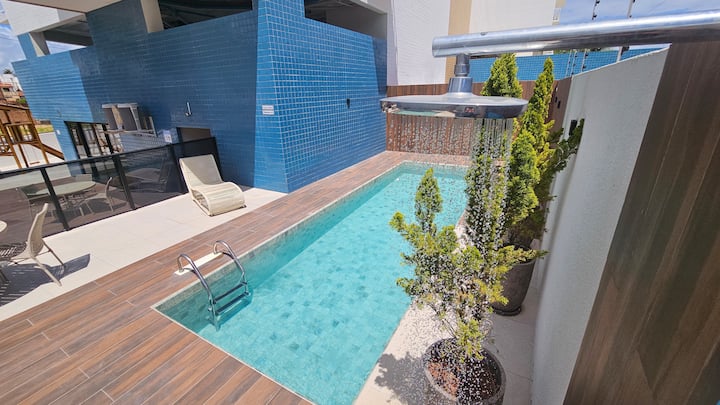 2 Qtos/piscina/garagem/ Perto Do Shopping/lovpet - Maceió