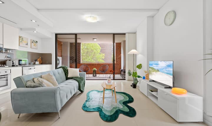 Prime Luxe 1br • 2 Min Mascot Station+parking - Sydney