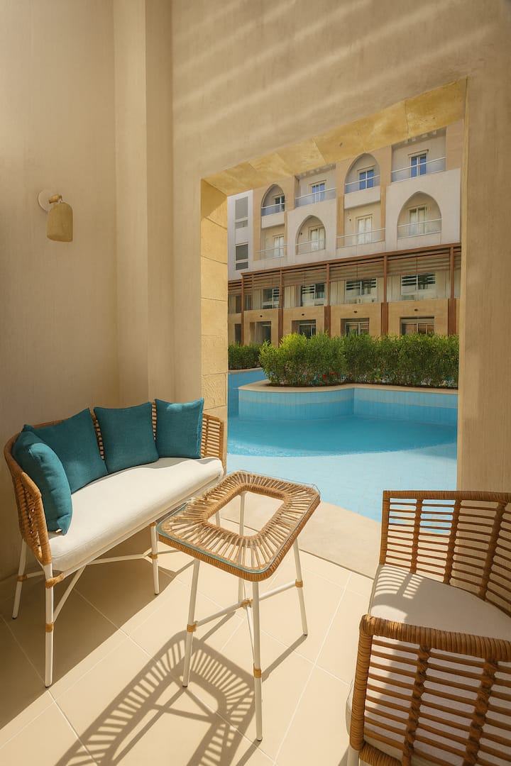 Modern Sahl Hasheesh Pool Duplex | Beach & Wi-fi - Hurghada