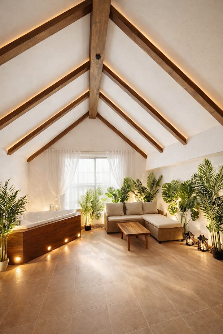 Spacious 6br Jacuzzi Villa & Working Space - Chine