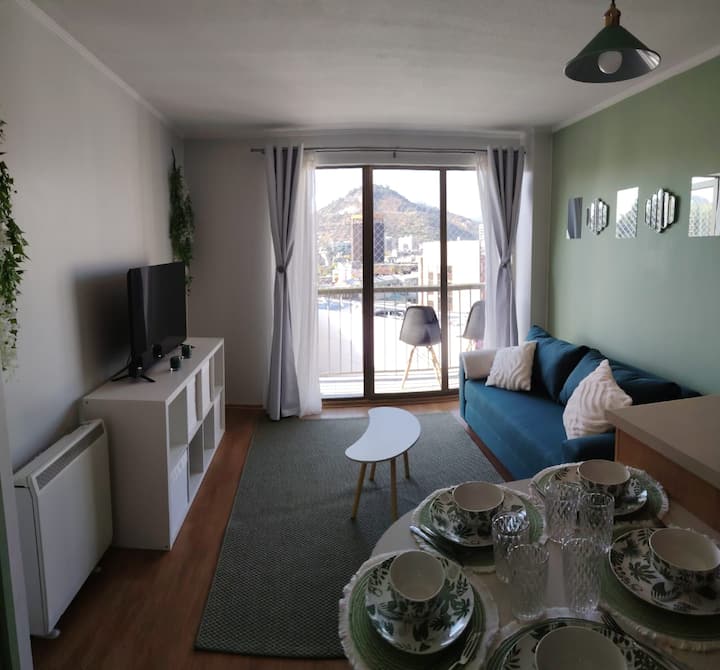 Cómodo Apartamento A Pasos De Santa Lucía - Santiago