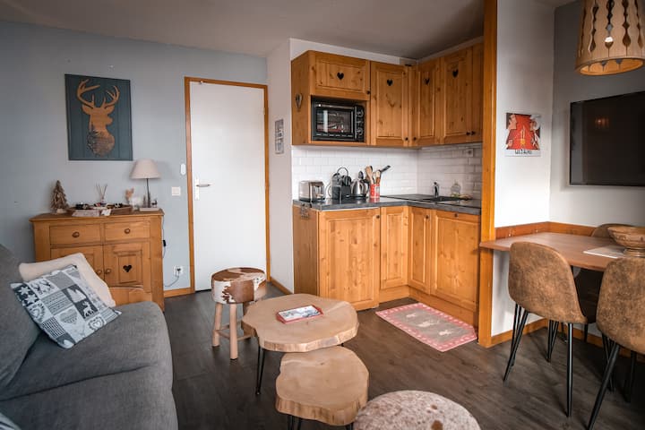 Appartement Cosy 4 Personnes - Vue Sur La Muzelle - Les Deux Alpes