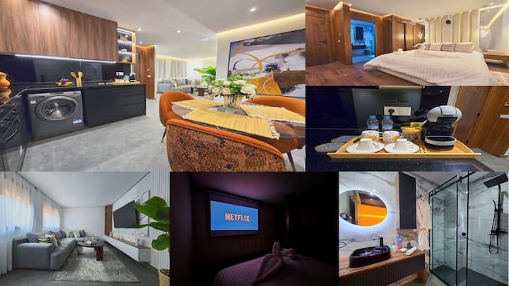 Elegant Apartment W/ Cinema Room & Luxury Finishes - Marrakech
