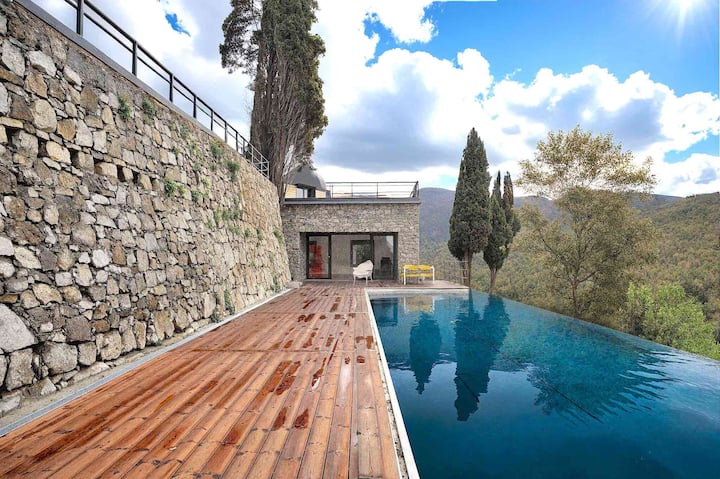 Luxury Minimalist Villa Pool Seaview Liguria - Moneglia
