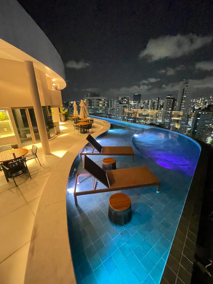 Flat Luxo Em Boa Viagem. - Boa Viagem