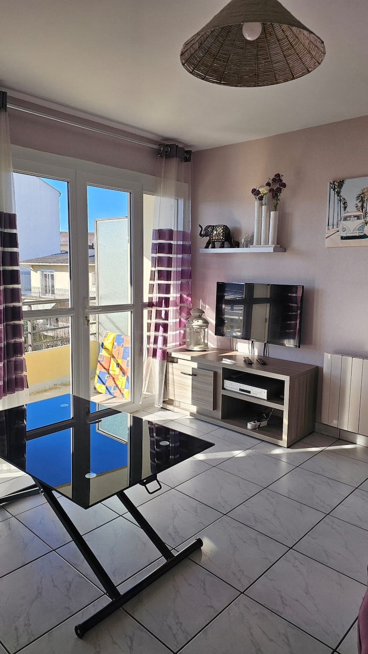 Appart Centre Ville, Balcon, Parking-ascenseur - Aurillac