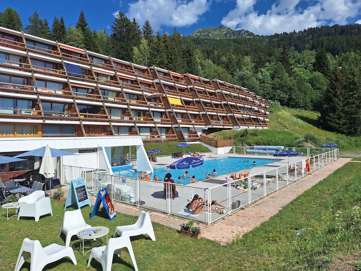 Arc 1600 : Bel Appartement Avec Balcon Et Piscine - Bourg-Saint-Maurice