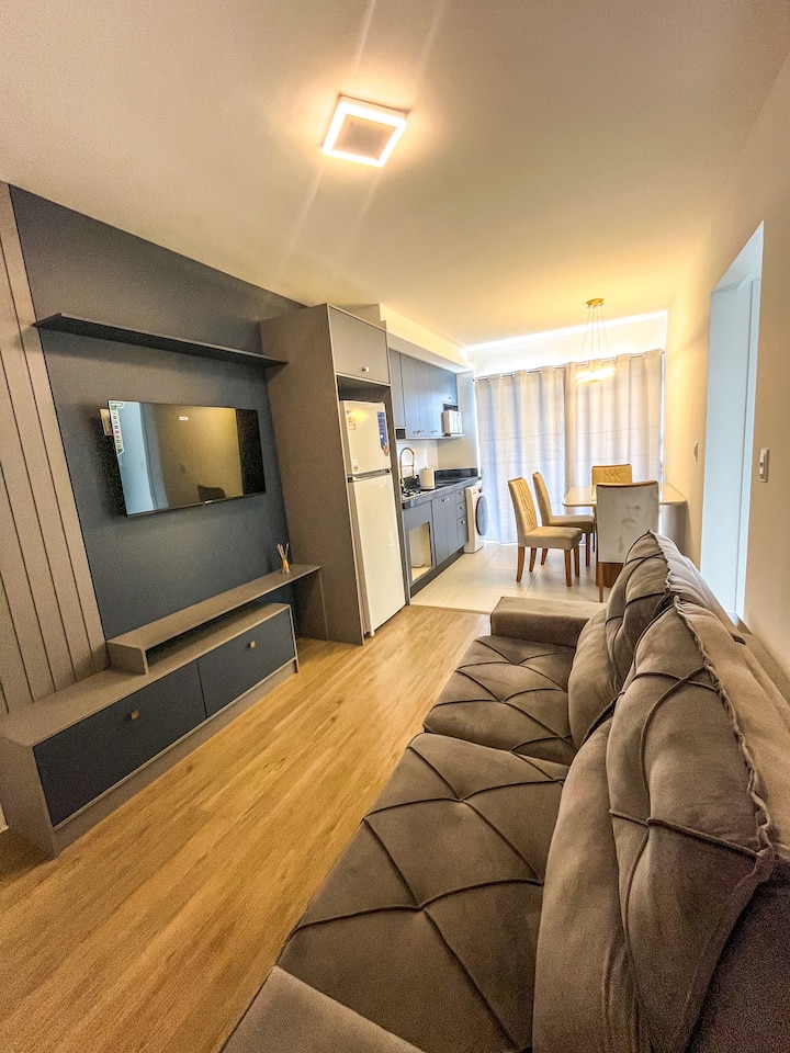 Apto Aconchegante Com Piscina Em Porto Belo - Porto Belo