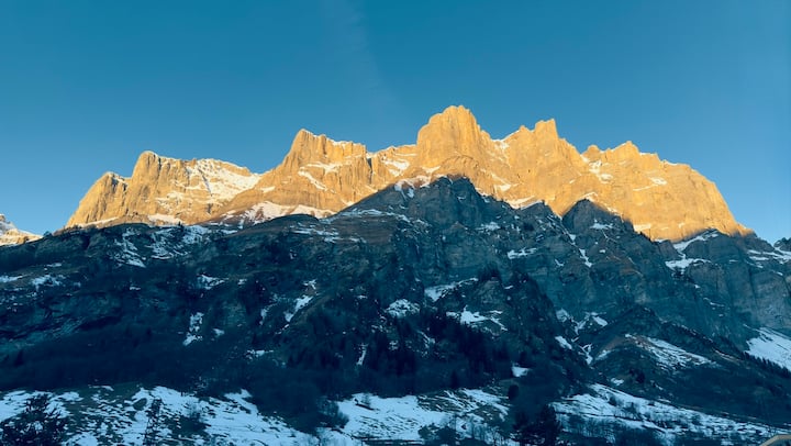 Studio Cosy Balcon Vue Alpes | Thermes à Pied - Leukerbad
