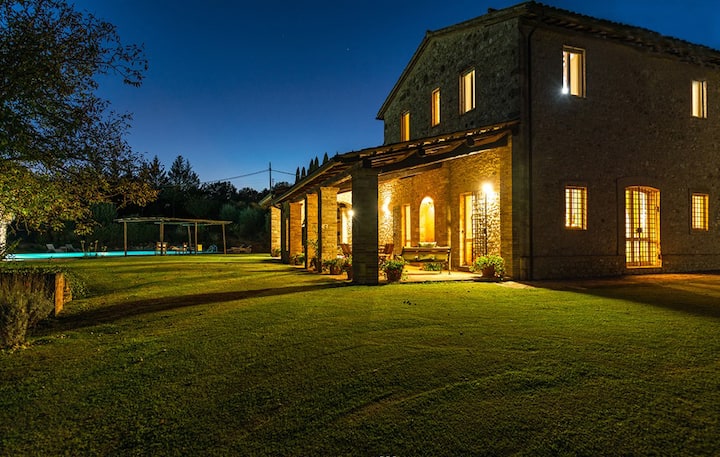 Country Cozy Villa W/ Fireplace - Casale Cicognola - Todi