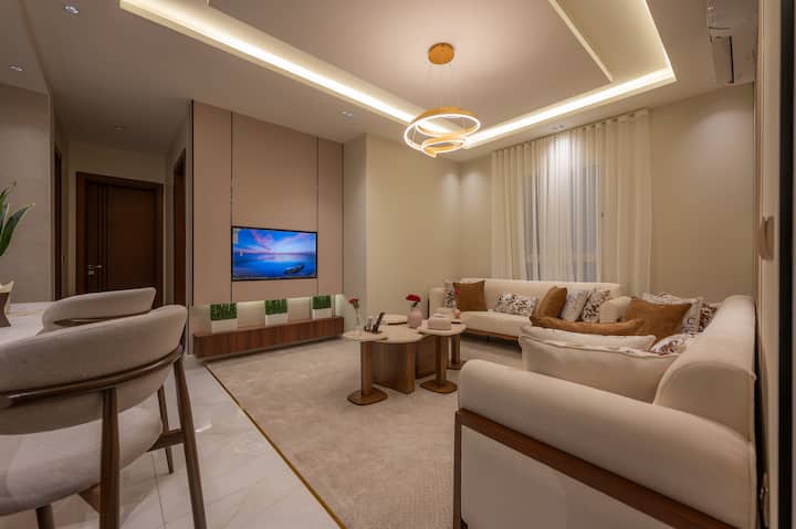 شقة راقية 3 غرف نوم • مطلة •  دخول ذكي • موقف خاص - Jeddah