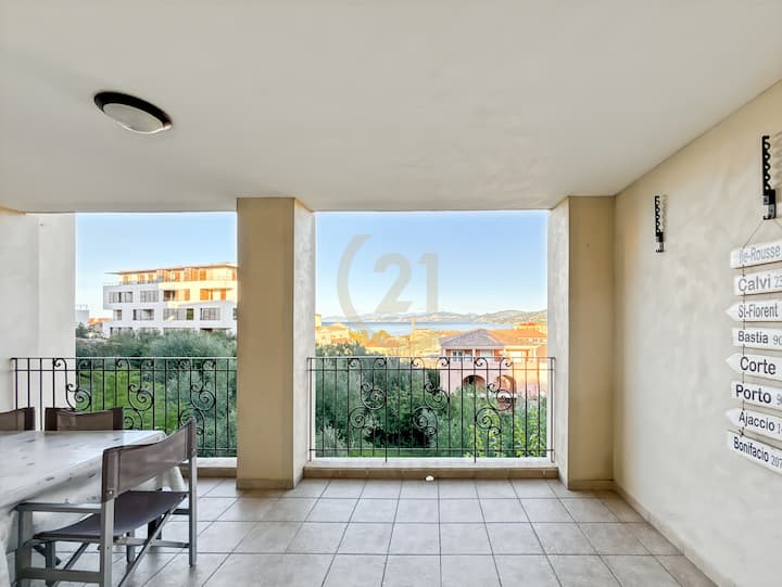 Résidence Le Clos Des Oliviers T2 - Vue Mer - L'Île-Rousse