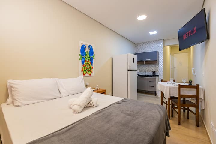 Apartamento Casal Novo A 100m Da Praça De Eventos - Brazil