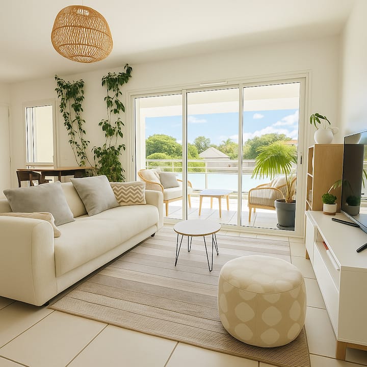 Charmant T2 Avec Terrasse Et Parking Sécurisé - Fort-de-France