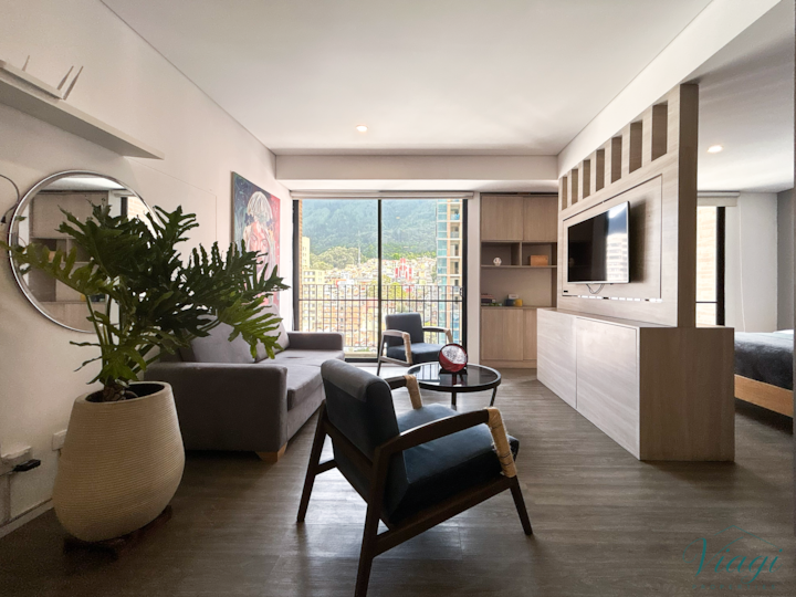 Loft De Lujo 12° | Vista Montaña + Piscina - Bogota