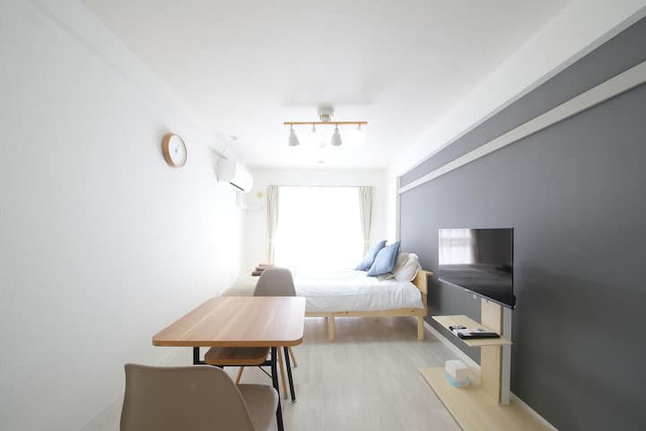 Solo/couple Apt | 14m Sapporo Sta. | Near Susukino - Sapporo
