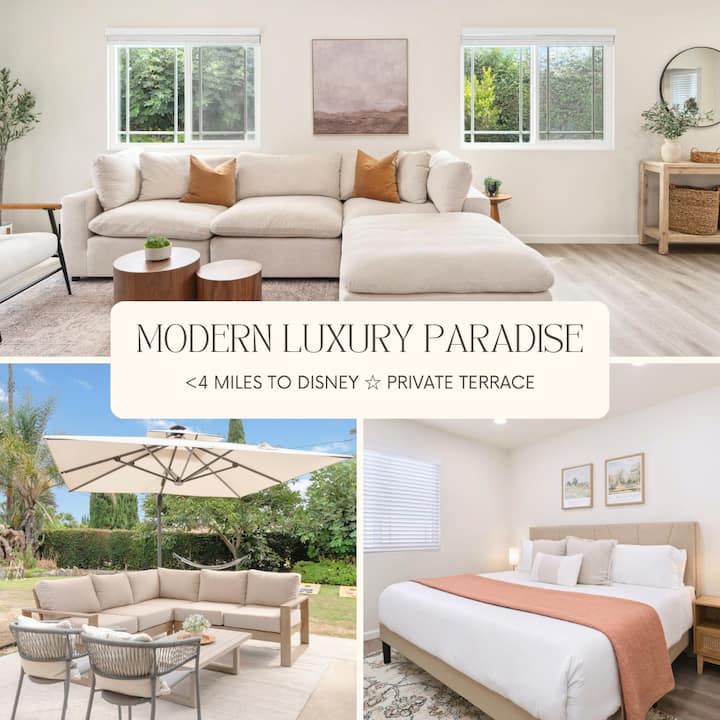 Modern Serene Home | Monthly | Near Disney - Buena Park, CA