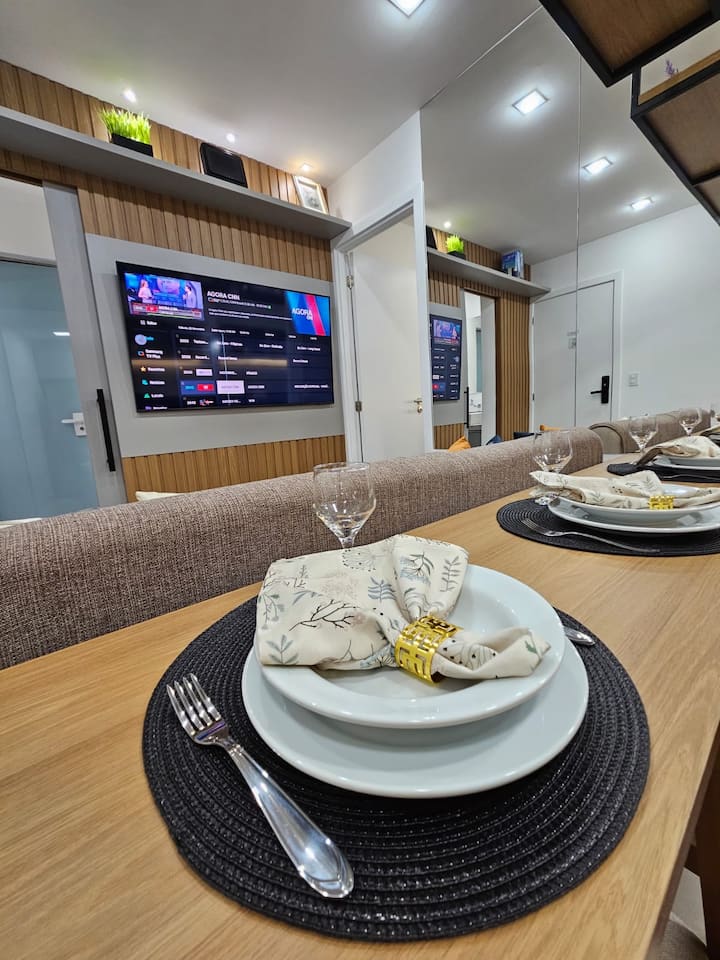 Vista Mar Do 20⁰ Andar. 300 Mts Da Praia, C/ Ar. - Vila Velha