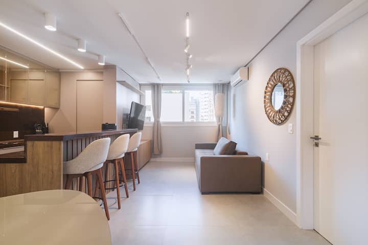 Luxo De 1 Dormitório, Apartamento Em Torres/rs - Torres