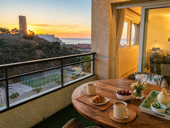 Sunrise Coloso Terrace & Sea Views - Benalmádena