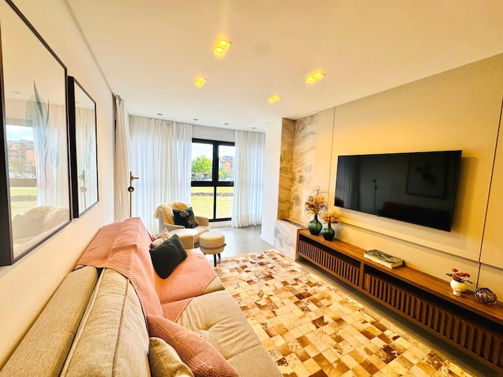 Lindo Flat No Centro De Canela - Canela