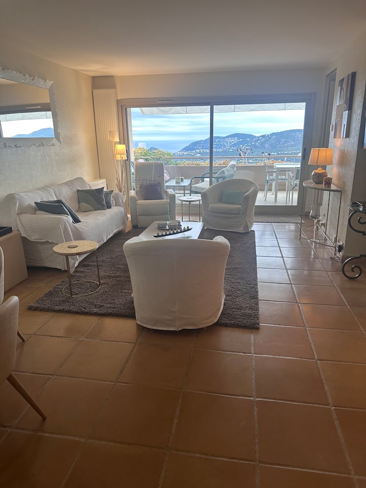 Vue Exceptionnelle - Appartement Dans Un Domaine - Mandelieu-la-Napoule