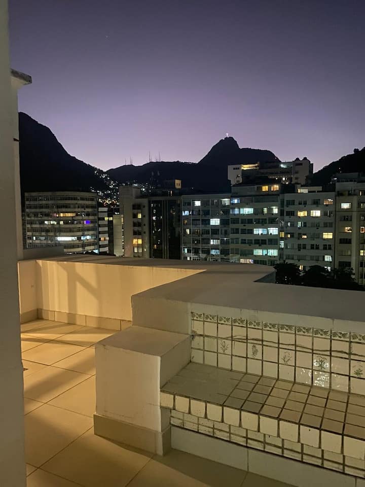 Cobertura Quadra Da Praia Com Vista Mar E Cristo - Rio de Janeiro