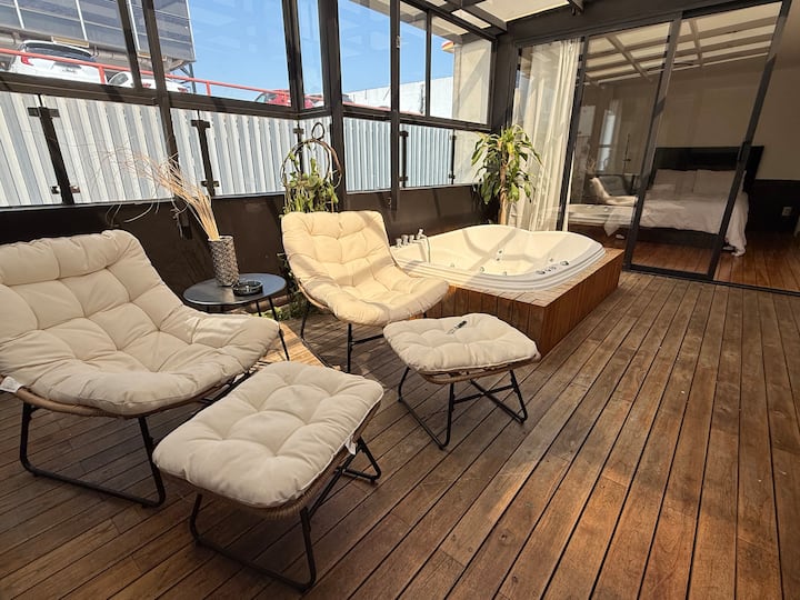 Sophisticated Roma Norte Oasis Jacuzzi And Parking - México