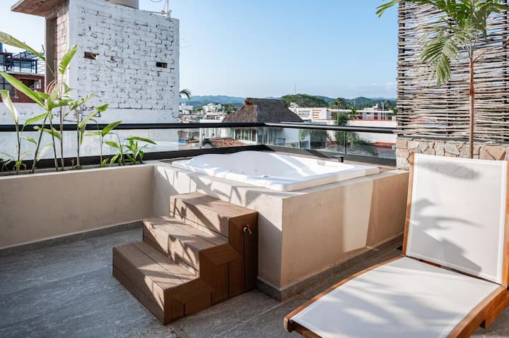 Increible Loft Con Jacuzzi Bucerias, Cerca Playa - Bucerías