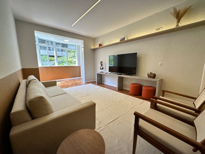 Em Frente à Praia•3 Quartos•ar Condicionado•seg24h - Ipanema