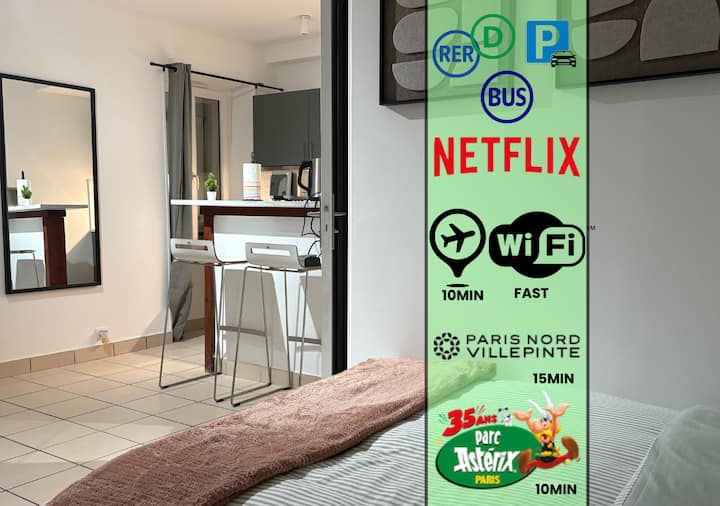 •Escale Raffinée Près Cdg• - Plailly