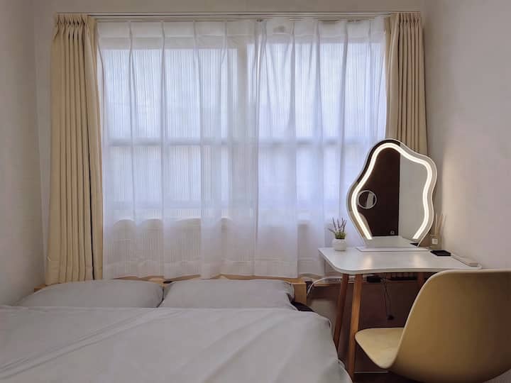 クイーンズフォレスト中島公園303（有廚房 離地鐵站近、無電梯） - Sapporo