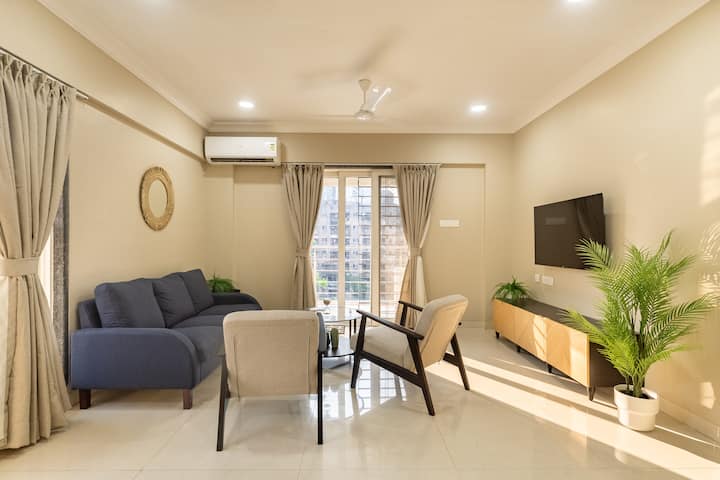 Modern 3bhk Service Apartment In Bkc Mumbai - 402 - Mumbai