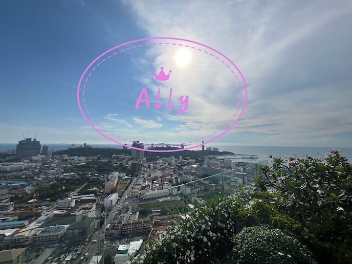 M18市区millennium公寓/楼顶无框泳池/无线网络/度假旅行/一居一卫/可长租 - Pattaya