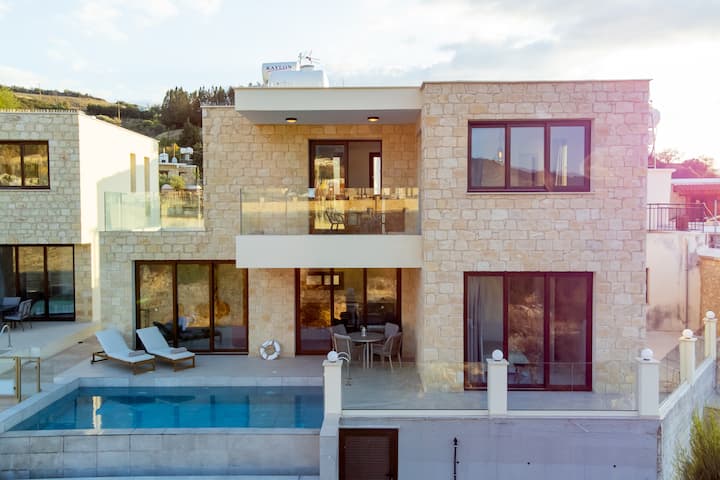 The Prince 3br Pool Villa Near Polis & Latchi - Argaka