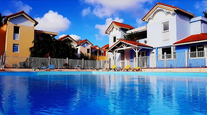 Studio Climatisé+terasse 4pers-piscine-sainte-anne - Martinique